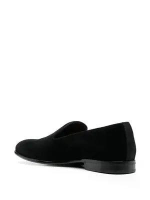 Dolce & Gabbana Piped Velvet Loafers