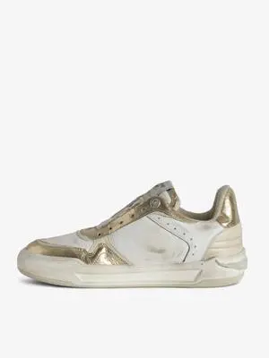 Zadig&Voltaire Low-top Sneakers With Metallic Accents