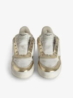 Zadig&Voltaire Low-top Sneakers With Metallic Accents
