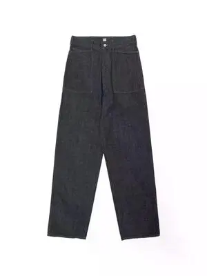 TAIGA TAKAHASHI Cinch-strap Patch-pocket Jeans