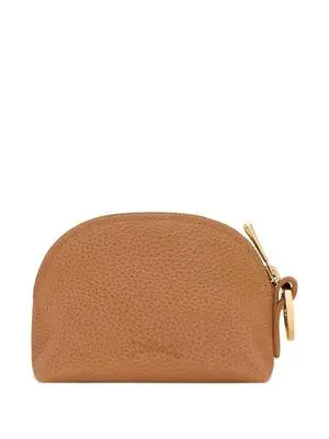Longchamp Le Foulonné Grained-texture Coin Purse
