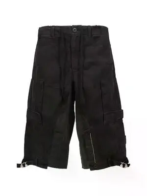 PROTOCOL INDEX Upside Down Cargo Shorts - Black