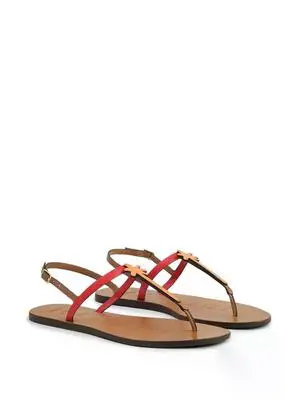 Manebí Canyon Palm-tree Sandals - Red