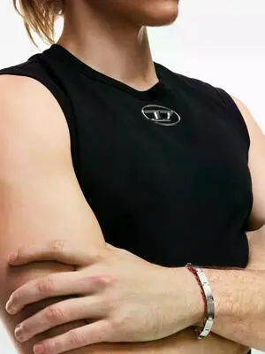 DIESEL® Enamel D Logo Link Bracelet