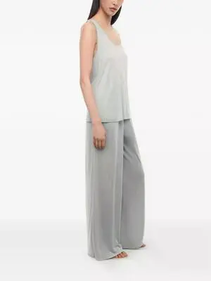 12 STOREEZ Drawstring Silk Trousers