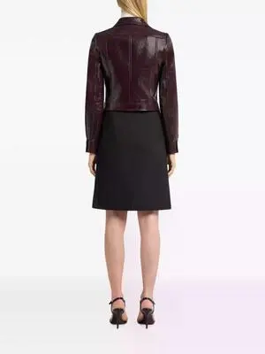 COURREGES Vinyl Reissue Jacket With Logo Patch - Red