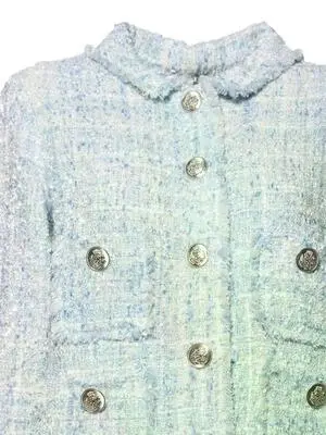 CHARLOTT Tweed Frayed-edge Jacket