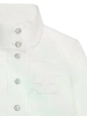 COURREGES Logo-patch Denim Jacket