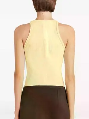 COURREGES Ribbed Tank Top