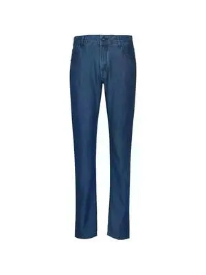 Kiton Indigo Logo Patch Jeans
