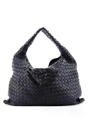 Bottega Veneta Intrecciato Leather Hobo Bag - Blue