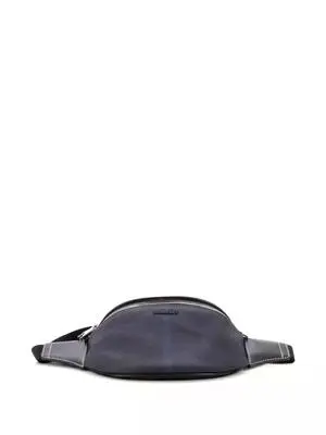 Burberry Cason House Check Canvas And Leather Mini Belt Bag