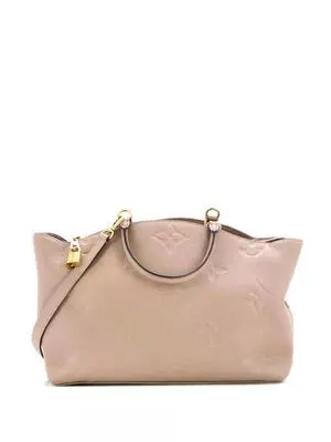 LOUIS VUITTON Grand Palais Monogram Empreinte Giant Shoulder Bag - Neutrals