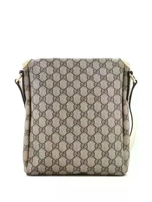 Gucci Gg Coated Canvas Small Messenger Bag - Brown