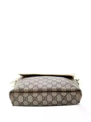 Gucci Gg Coated Canvas Small Messenger Bag - Brown