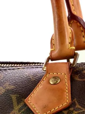 LOUIS VUITTON Speedy 30 Satchel Handbag In Monogram Canvas