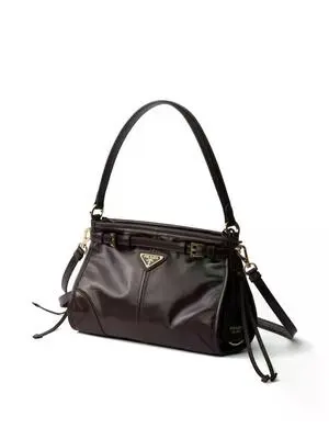 Prada Bonnie Small Leather Hobo Handbag