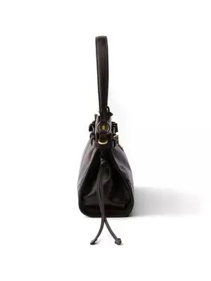 Prada Bonnie Small Leather Hobo Handbag