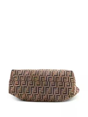 Fendi Metallic Zucca Canvas Large Tote Bag