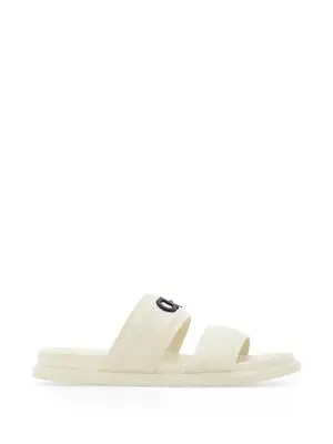 FERRAGAMO Gancini Slides - Neutrals