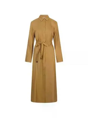 Max Mara Mustard Yellow Maxi Dress