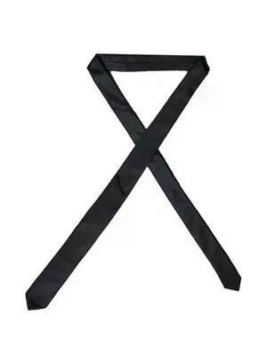ROBERTO CLERICI Raw-edge Tie - Black