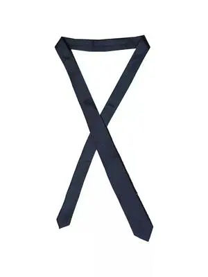 ROBERTO CLERICI Honeycomb-knit Neck Tie - Blue