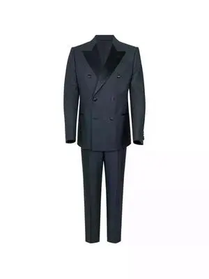 Giorgio Armani Double-breasted Peak-lapel Suit