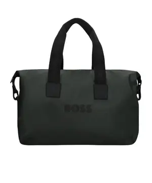 Hugo Boss Logo Travel Bag - Black