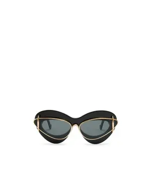 Loewe Cat Eye Frame Sunglasses - Black