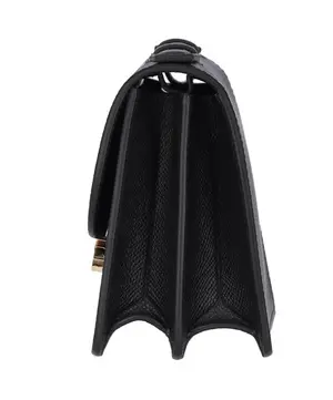 Victoria Beckham Logo Plaque Mini Top Handle Bag - Black
