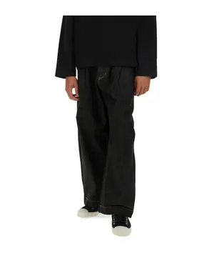 Studio Nicholson Wide-leg Belt-loop Jeans - Black