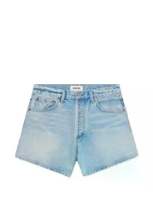AGOLDE Buttoned Denim Shorts - Blue