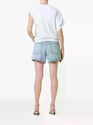AGOLDE Buttoned Denim Shorts