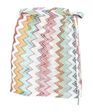 Missoni Wrap Skirt - White