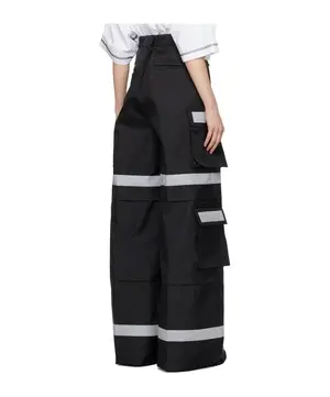 Vetements Cargo Reflective Stripe Detail Trousers