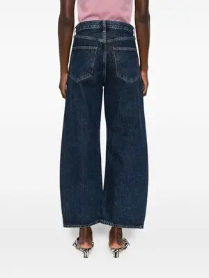 AGOLDE Denim Trousers With Belt Loops