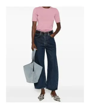AGOLDE Denim Trousers With Belt Loops