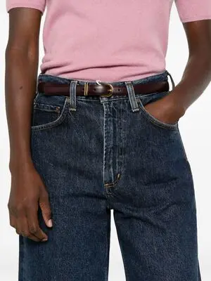 AGOLDE Denim Trousers With Belt Loops