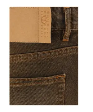 MAISON MARGIELA Straight-leg Ripped Denim Jeans