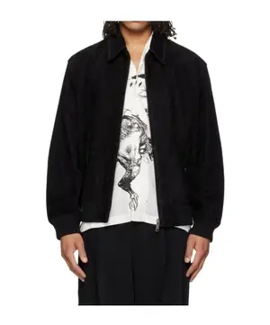 Hugo Boss Suede Bomber Jacket
