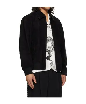 Hugo Boss Suede Bomber Jacket