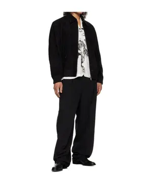 Hugo Boss Suede Bomber Jacket