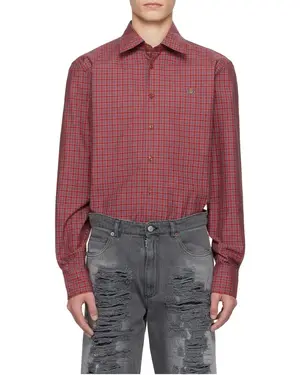 VIVIENNE WESTWOOD Ghost Long-sleeved Shirt - Red