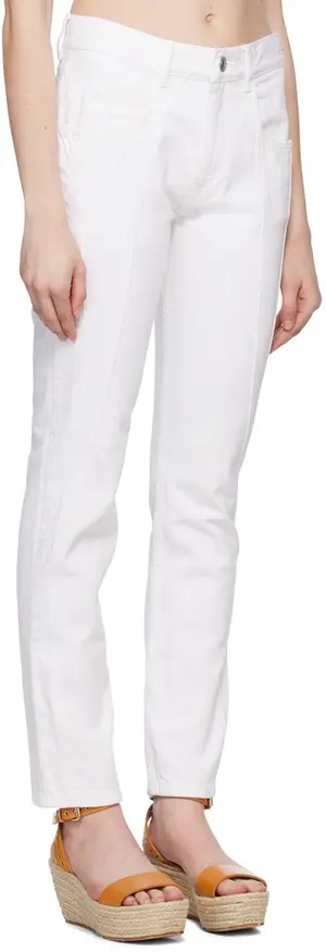Isabel Marant Étoile Logo Patch Straight-leg Jeans