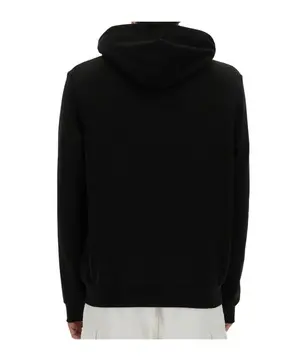 Lacoste Logo Patch Zip Hoodie - Black