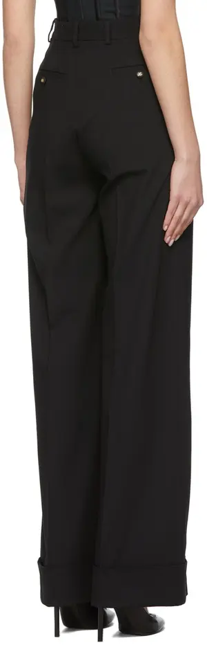 Dolce & Gabbana Wide-leg Cuffed Trousers