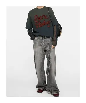 Acne Studios Layered Logo T-shirt