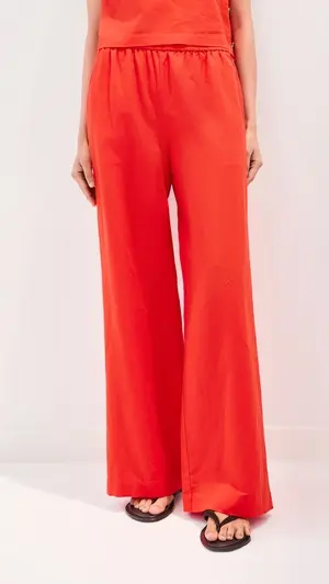 LE BOP Margot Linen Pants - Clam Bake