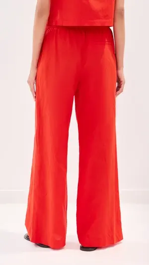 LE BOP Margot Linen Pants - Clam Bake